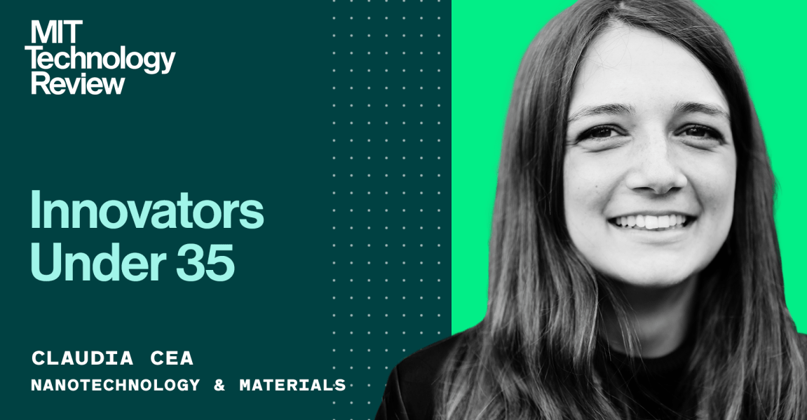 Claudia Cea (EE PhD '23) Named 2024 MIT Review 35 Under 35 Innovator ...