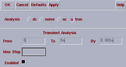 EE4321-VLSI CIRCUITS : HSPICE simulation from cadence' interface