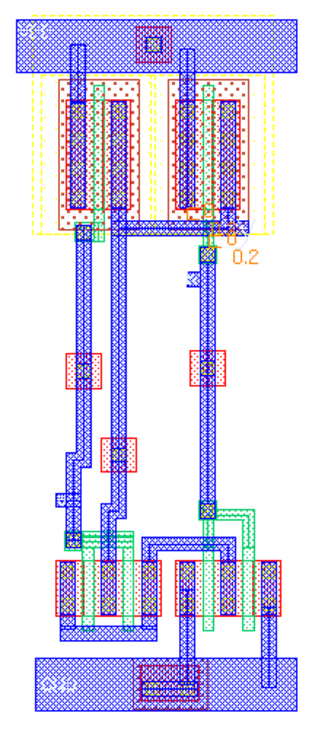 Fig. 1: Inverter Layout