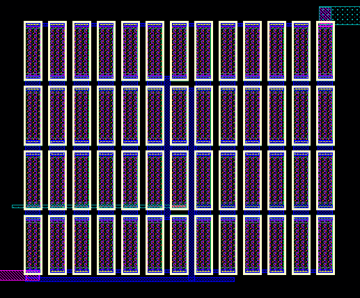 Resistor bank Layout