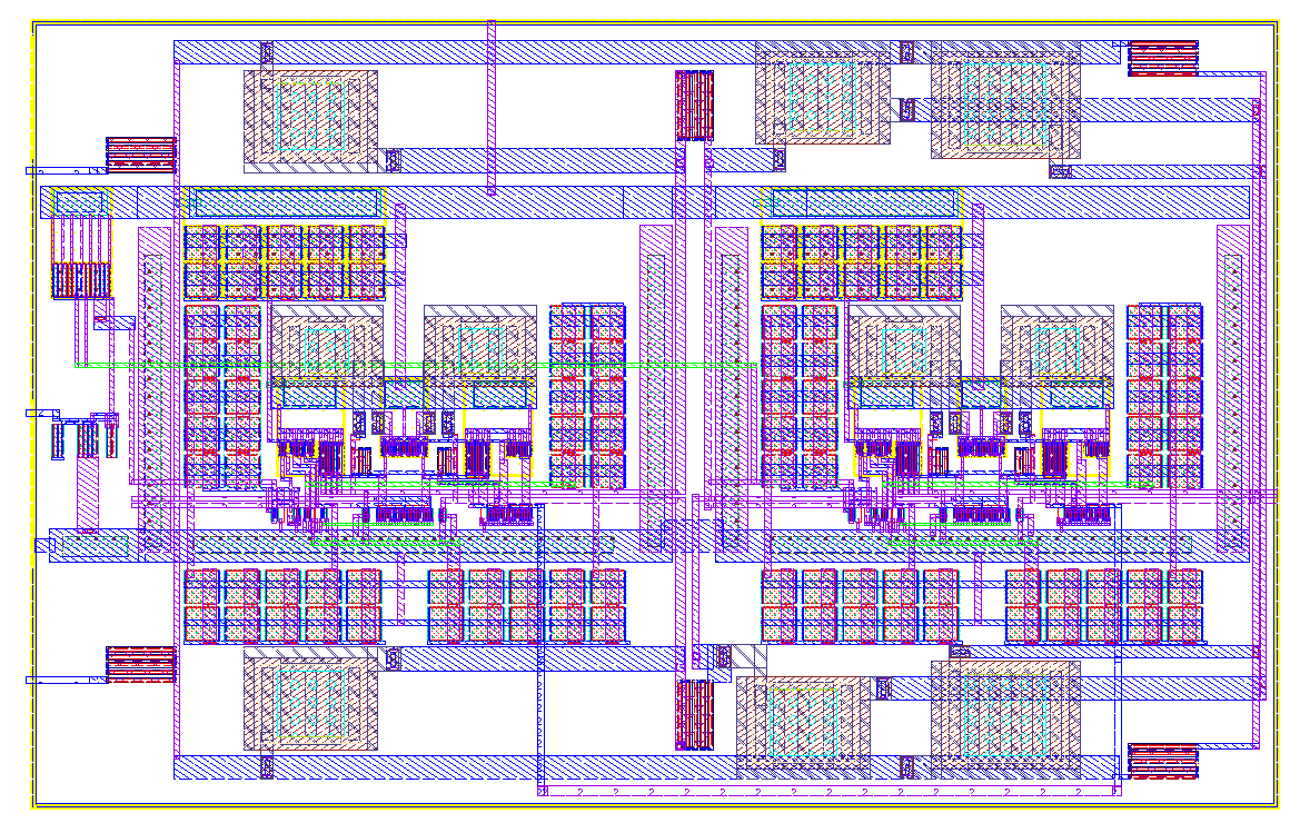 Figure 5 The layout of the filter