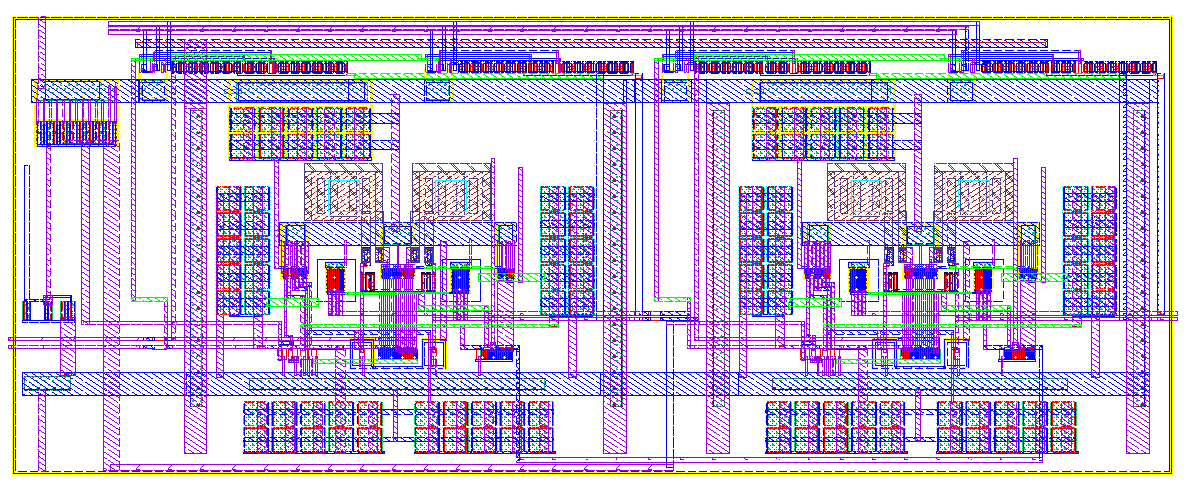Figure 6 The layout of the VGA