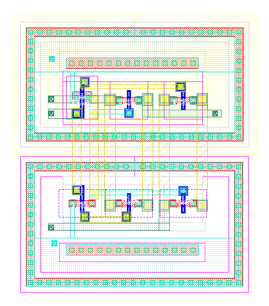 Figure 4.Multiplexer Layout