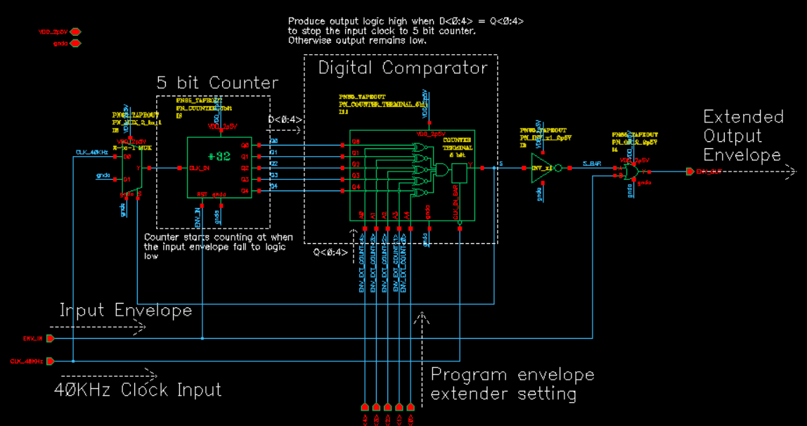 Figure 5. Envelope Extender schematic.