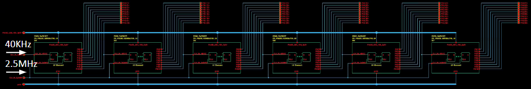 Figure 4. Tapped-Delay Line schematic.