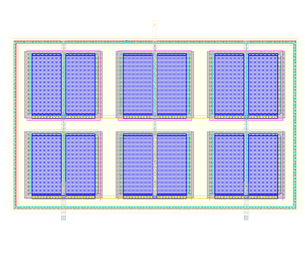Figure 7a. Current mirror(1:1) layout