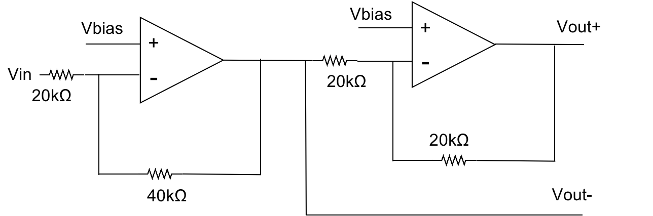 Figure 2. single-ended to differential converter