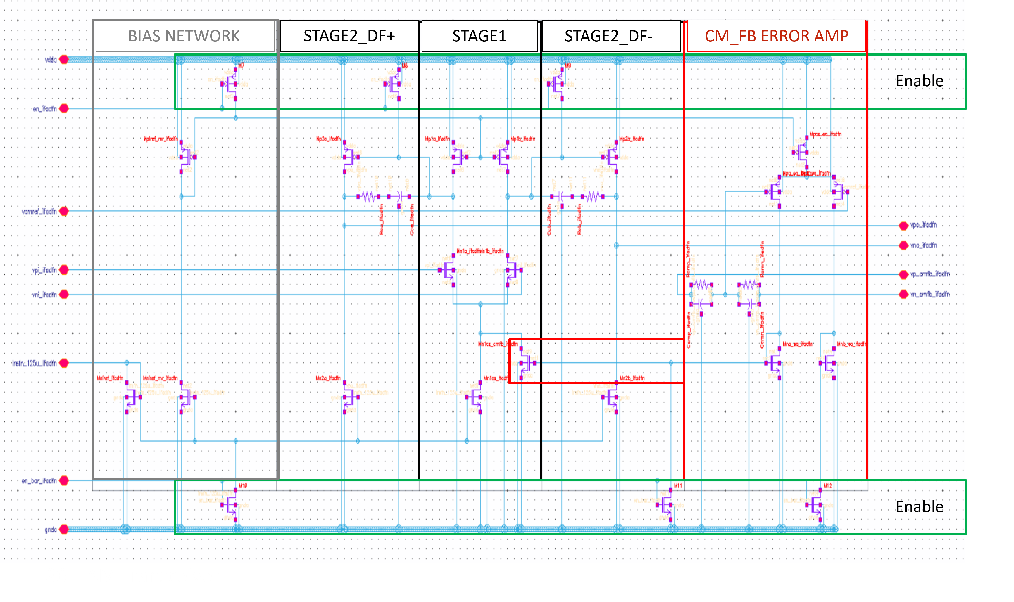 IFA single stage schematic cadence