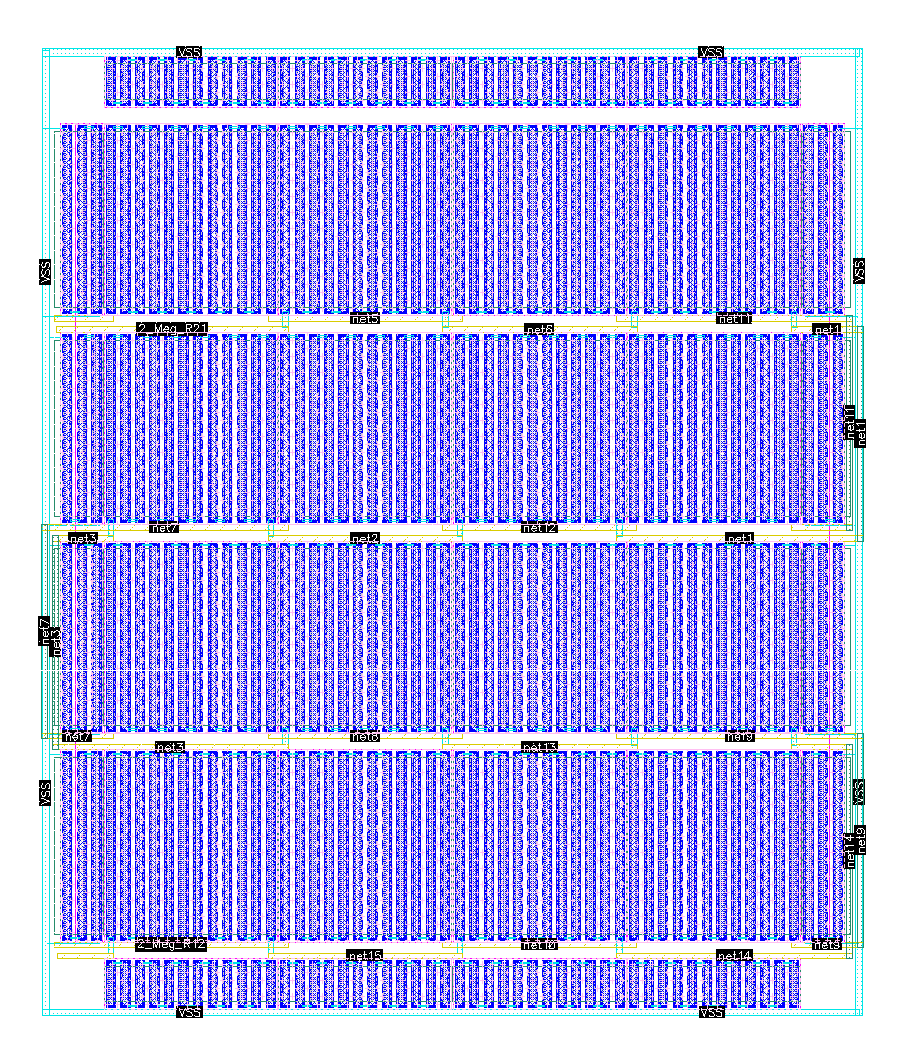 Schmitt-trigger controlled transmission gate layout
